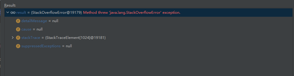 Method threw ‘java.lang.StackOverflowError‘ exception. 解决办法_method threw 'java.lang.verifyerror ...