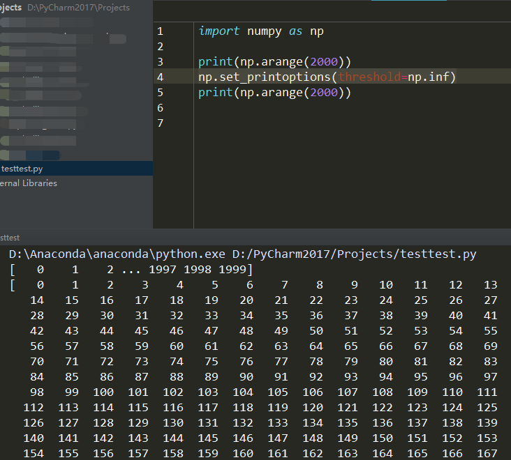 解决Numpy打印列表或矩阵时，出现省略号，数据显示不全_numpy print有省略号-CSDN博客
