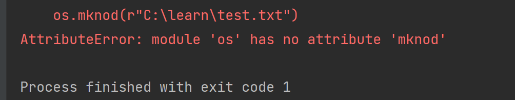 AttributeError: module ‘os‘ has no attribute ‘mknod‘_attributeerror: module 'os' has no ...