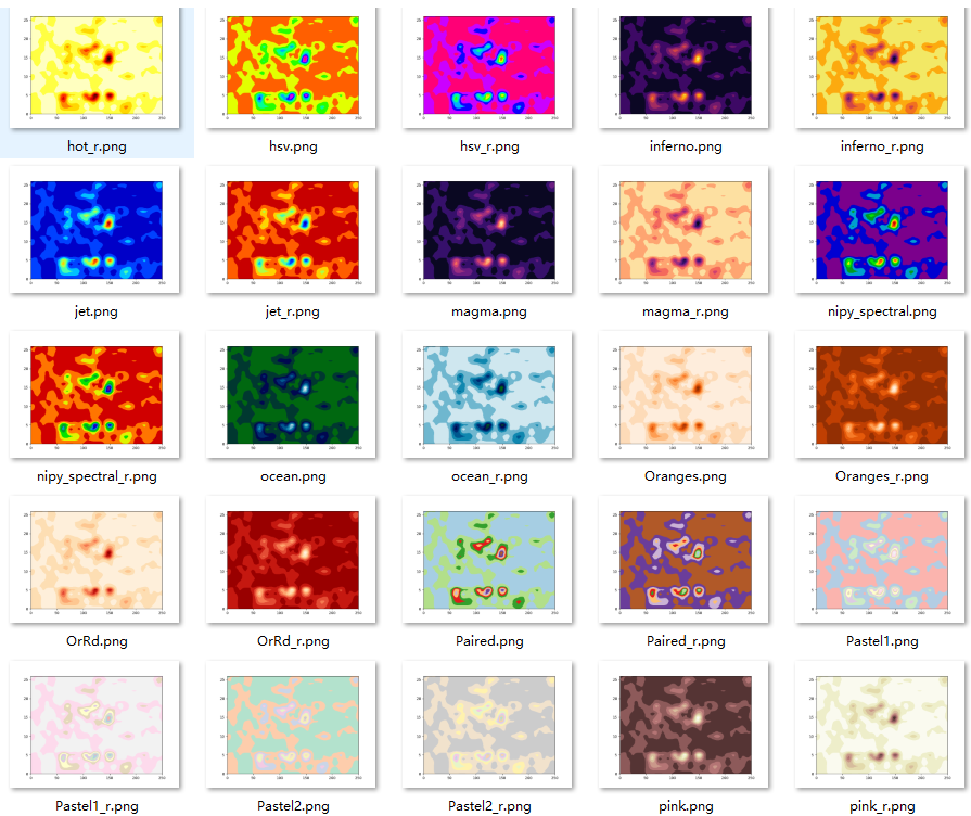 plt.contourf绘制等高线图cmap参数设置_plt cmap-CSDN博客