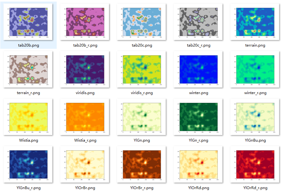 plt.contourf绘制等高线图cmap参数设置_plt cmap-CSDN博客