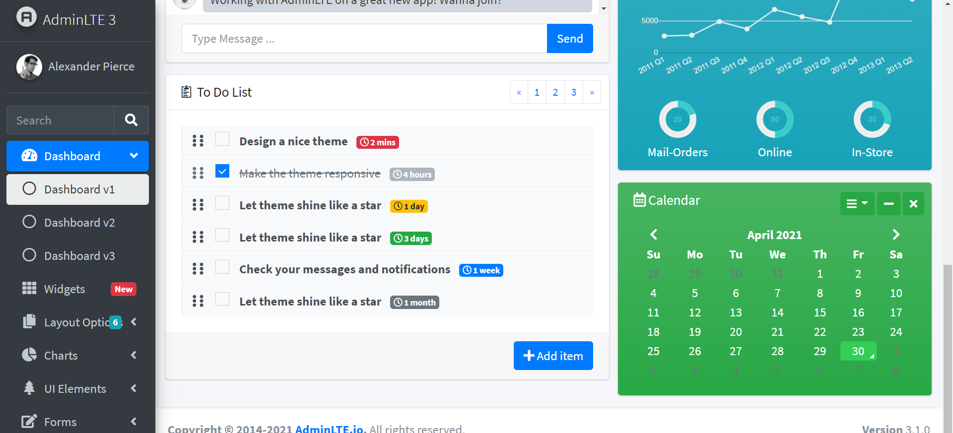AdminLTE快速入门和使用（网页模板快速入门使用）_adminlte教程-CSDN博客