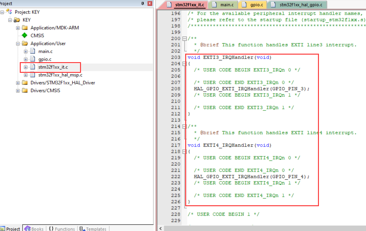 【STM32】HAL库——按键外部中断_hal库按键中断-CSDN博客