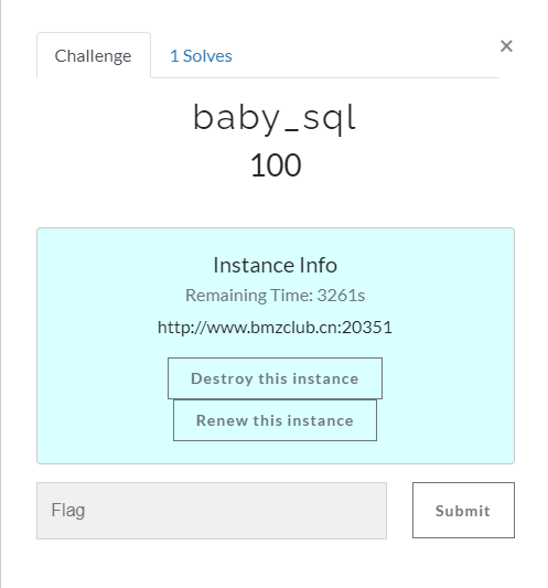 BMZCTF：baby_sql-CSDN博客