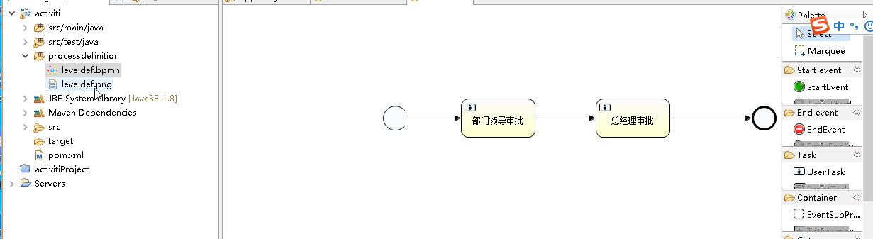 Activiti7工作流引擎之流程创建及调用过程_org.activiti.engine.repositoryservice-CSDN博客