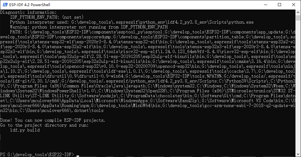 ESP32-IDF开发笔记 | 01 - ESP-IDF开发环境搭建（2023.04.08更新）_esp32 idf-CSDN博客