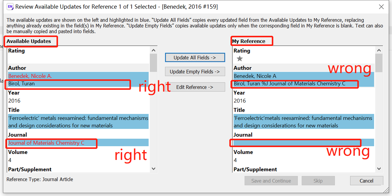Endnote无法正确识别引文_endnote 导入的会议论文文献识别作者有问题-CSDN博客