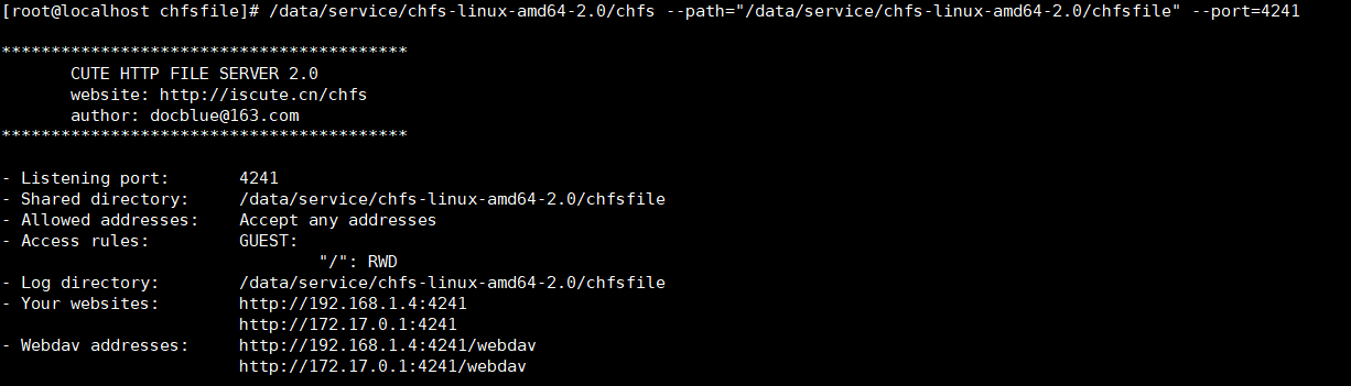 linux centos7下使用 Cute Http File Server局域网文件共享系统_cute局域网-CSDN博客