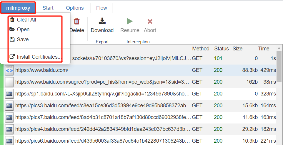 Mitmproxy工具之Web Interface教程_w1990end的博客-CSDN博客