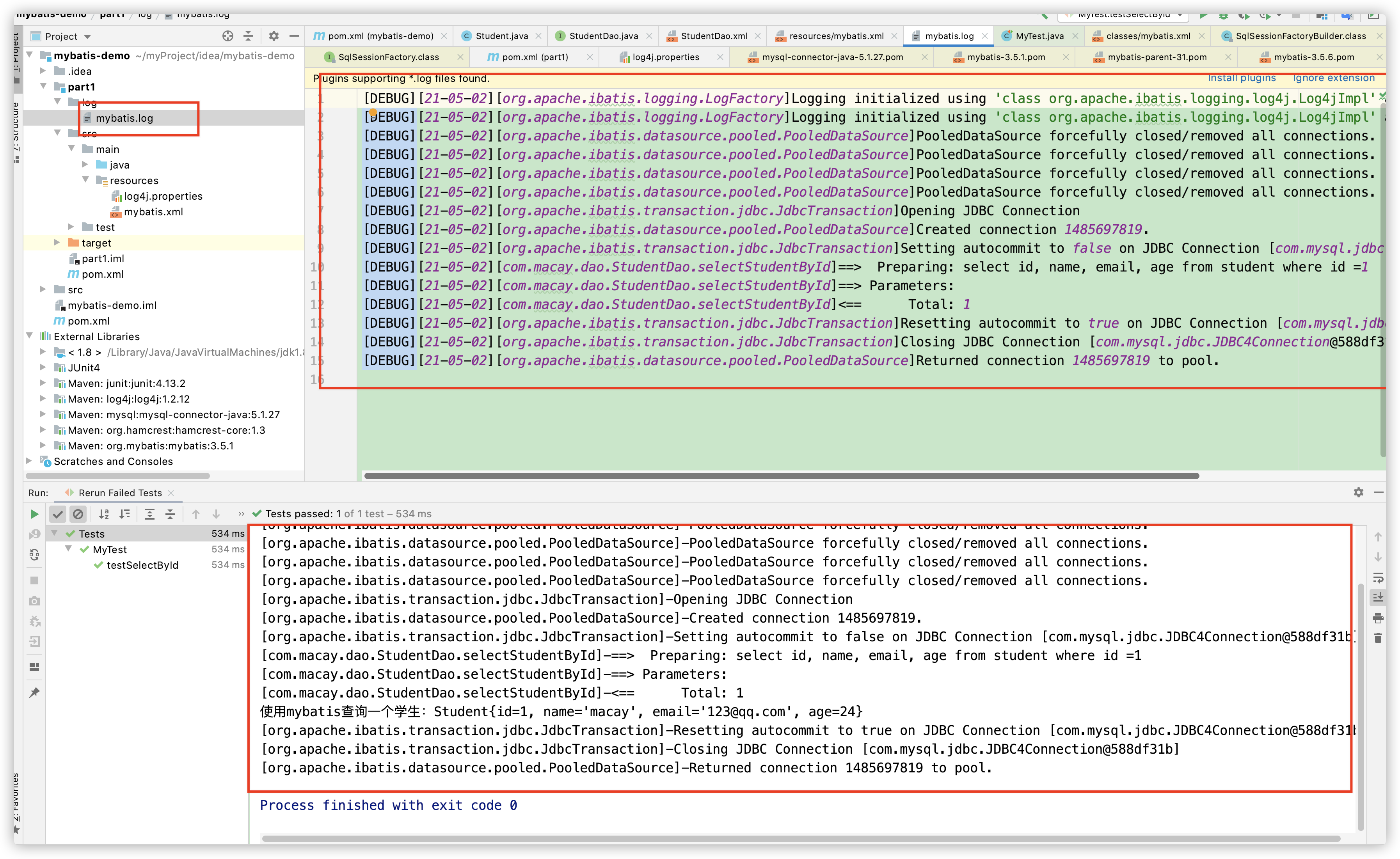 MyBatis(三)——Mybatis日志配置与打印_mybatis打印日志的配置-CSDN博客