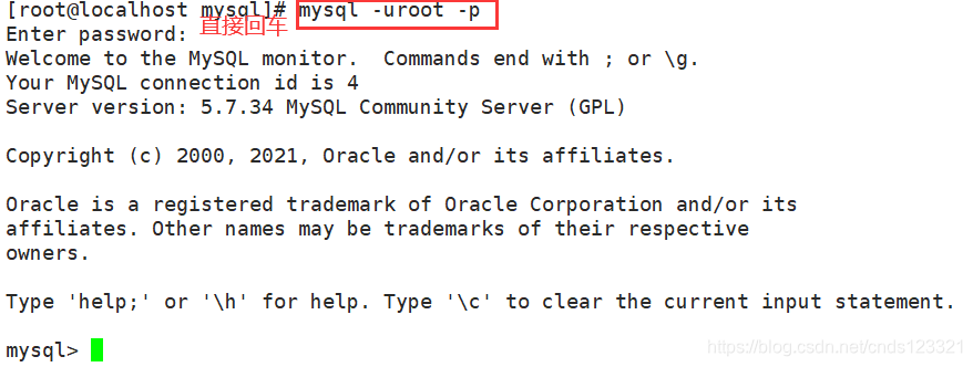 Linux系统安装mysql报错 Access Denied For User ‘root‘‘localhost‘ Using Password Yes Linux Access