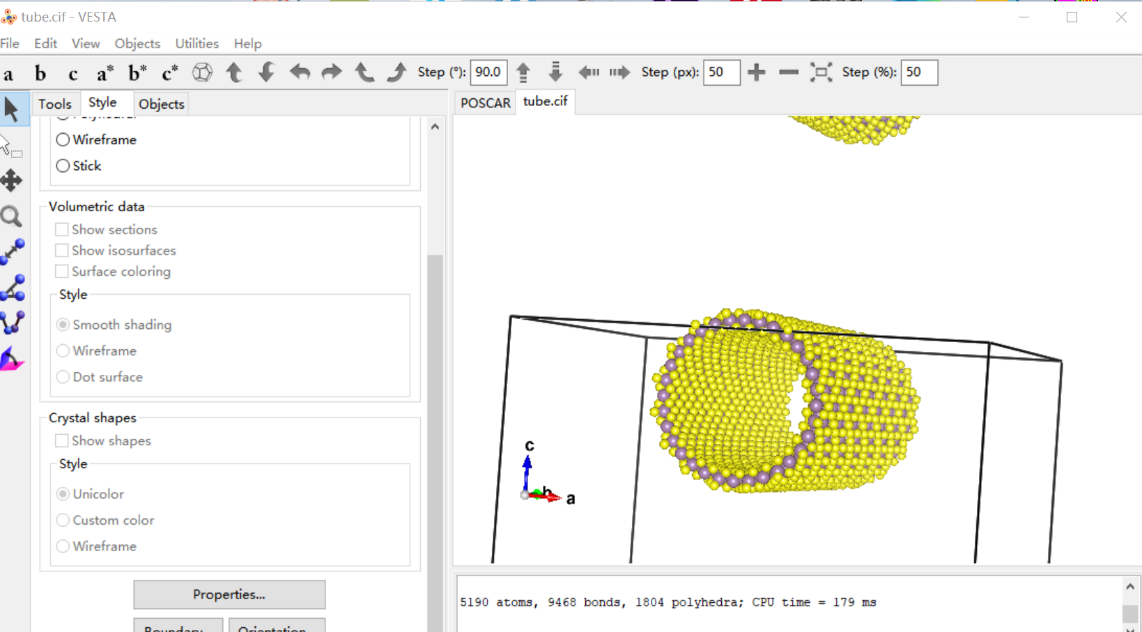 利用structflow 一秒钟建立nanotube结构并生成cif文件_碳纳米管的cif 格式-CSDN博客