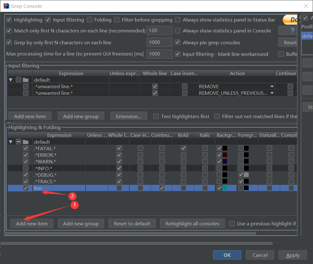 idea日志插件 grep console 如何自定义使用-图文教程_grep console自定义表达式-CSDN博客