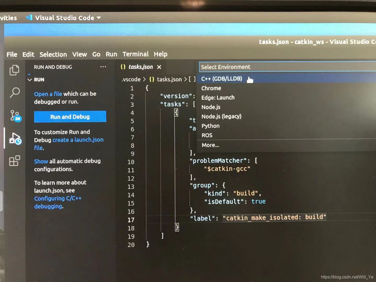 Ubuntu18 04 VSCode ROS GDB C Python ubuntu Roslaunch ubuntu18-04-vscode-ros-gdb-c-python-ubuntu-roslaunch