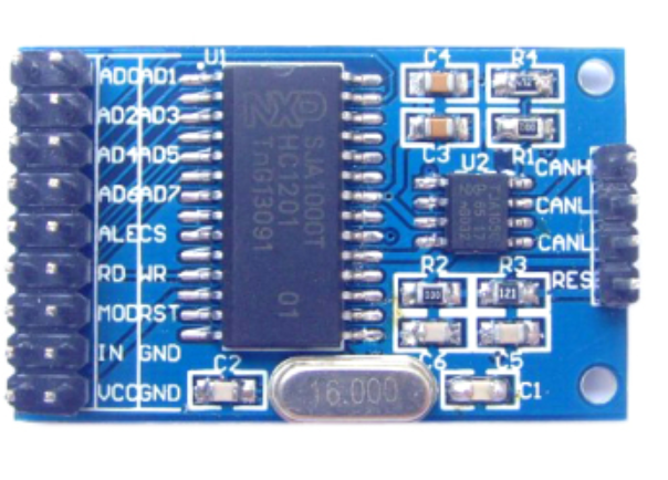 基于51单片机SJA1000 CAN通讯实现（代码+原理图）_51单片机can 通信不用收发器-CSDN博客
