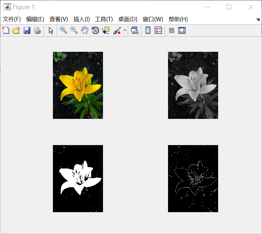 matlab基本图像处理：RGB转灰度图、二值图、边缘算法_matlab算二值图像斑块边长-CSDN博客