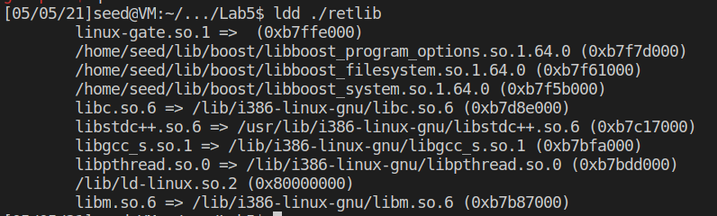 信息安全 SEED Lab5 Return-to-libc Attack Lab-CSDN博客