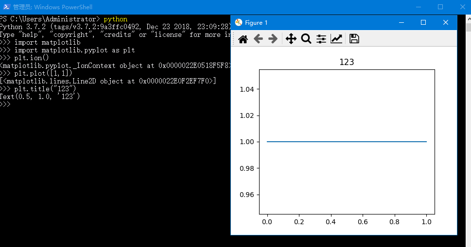Matplotlib之pyplot模块——交互式绘图模式管理（ion、ioff、isinteractive）matplotlib