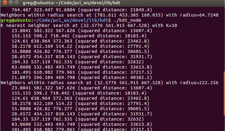 PCL中利用KD-Tree搜索空间点云最临近点源码_pcl实现点云邻域搜索最高点和最低点-CSDN博客
