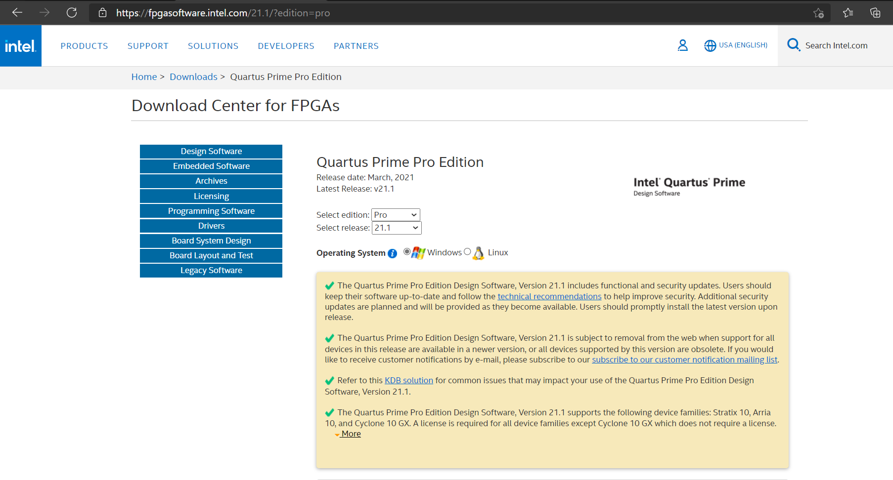 Quartus Prime Pro 21.1.0.169 完整安装记录_quartus prime pro安装教程-CSDN博客