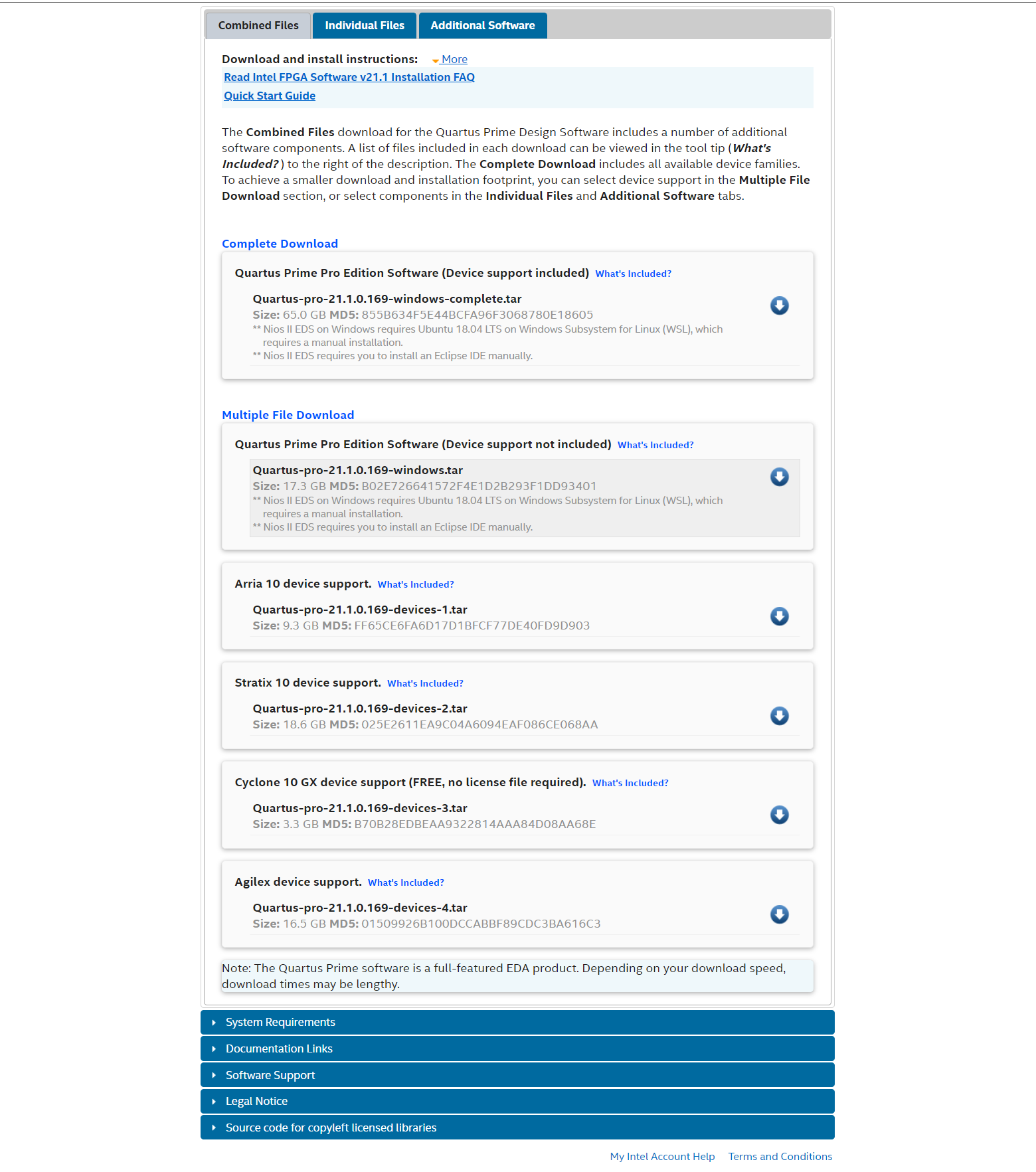 Quartus Prime Pro 21.1.0.169 完整安装记录_quartus prime pro安装教程-CSDN博客