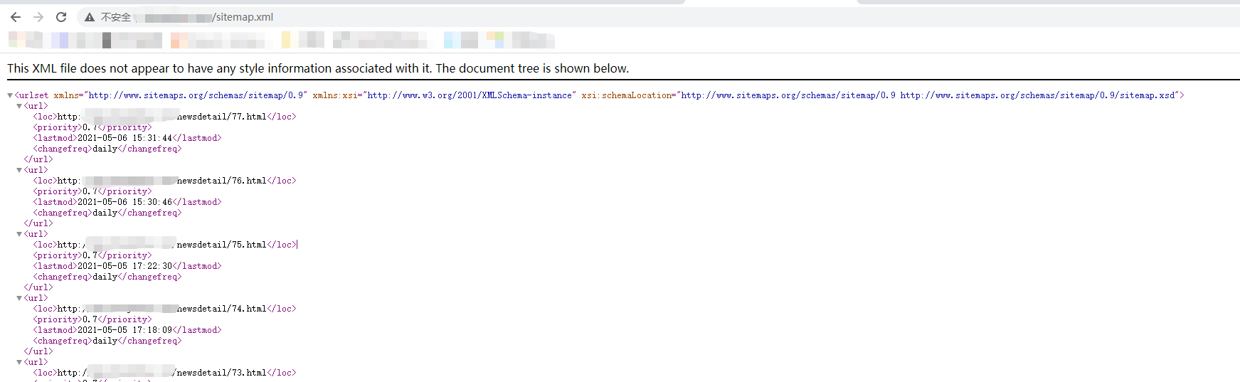 php 生成网站地图sitemap.xml_php自动生成sitemap地图代码-CSDN博客