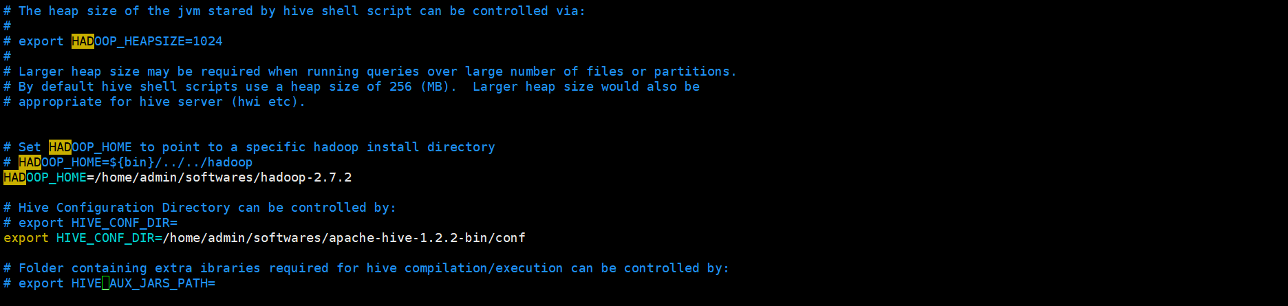 Cannot find hadoop installation: $HADOOP_HOME or $HADOOP_PREFIX must be set or hadoop must be in ...