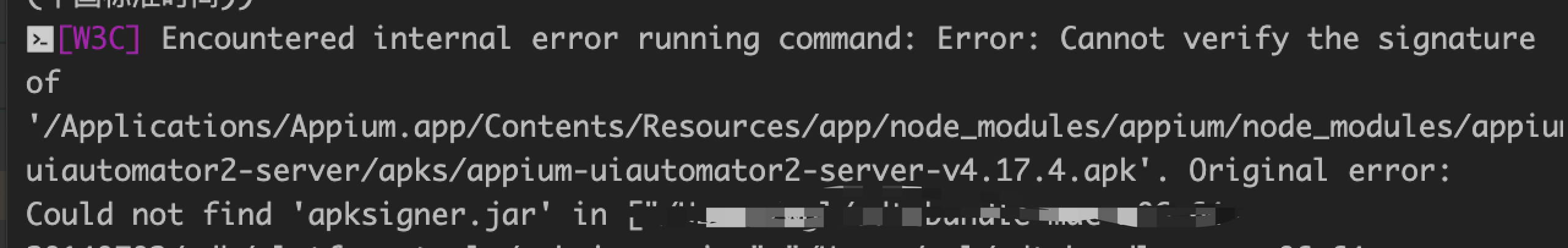 Appium+Python Could not find apksigner.jar_could not find 'apksigner.jar-CSDN博客
