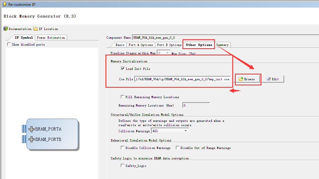 ZYNQ7000 学习（二十六）使用 VIVADO 例化 BRAM 实现VGA 缓存驱动_vivado怎么在verilog中例化bram-CSDN博客