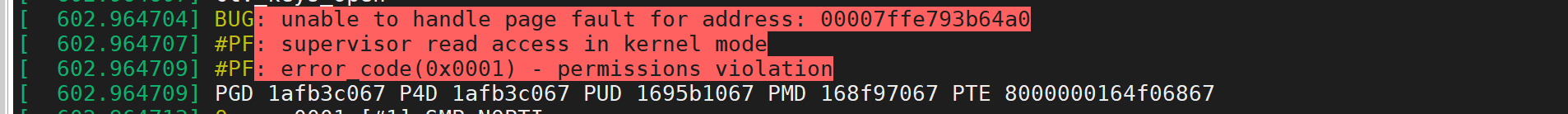 linux驱动“BUG: unable to handle page fault for address：xxx”问题-CSDN博客