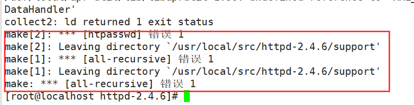 Linux系统安装httpd报错“configure: error: APR not found. Please read the documentation.“_configure ...