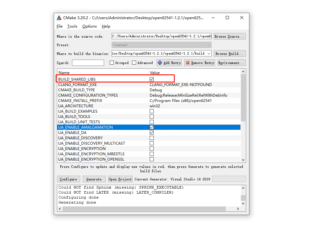 Cmake 编译Open62541 github文件为dll文件的方法_open62541 dll-CSDN博客