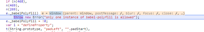 Error: only one instance of babel-polyfill is allowed-CSDN博客
