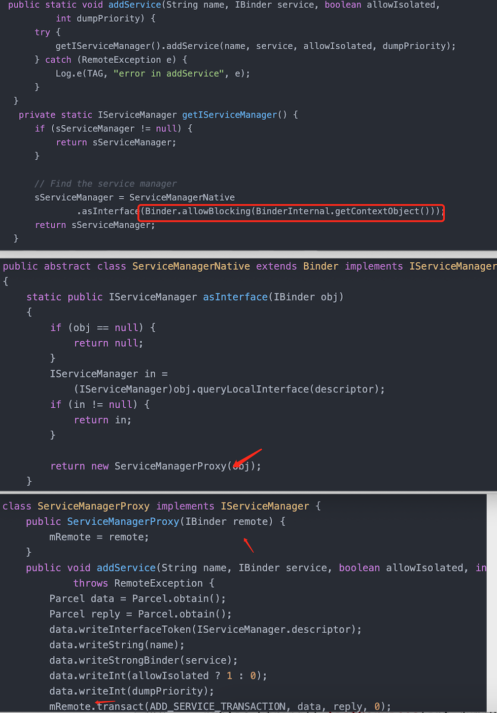 Android 跨进程通信-（八）AIDL中的代理模式之源码分析_ibinder.stub.asinterface-CSDN博客