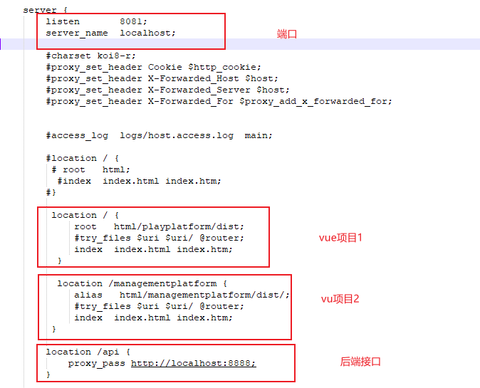 多个vue项目共用一个后端（springboot）项目（前端部署到web服务器nginx后端部署到应用服务器本地运行jar文件）多个前端包共用一个后端 Csdn博客 8682