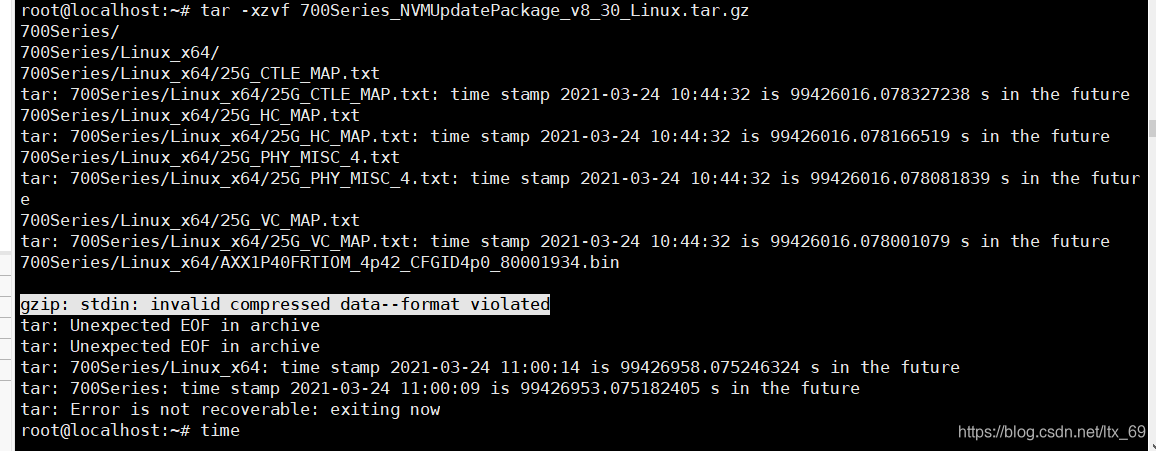 Tar 解压缩报错 Gzip Stdin Invalid Compressed Data Format Violatedtar Invalid Gzip Csdn博客