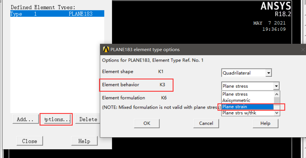 ANSYS基础练习1——平面应变问题-CSDN博客