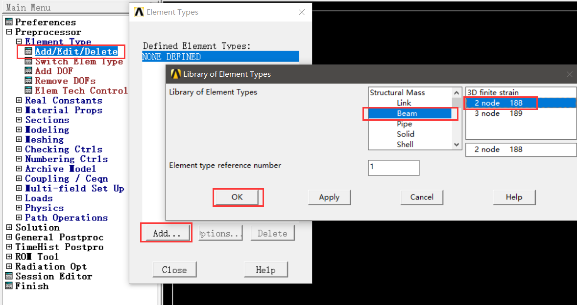 ANSYS基础练习2——杆梁结构_ansys梁杆组合建模-CSDN博客