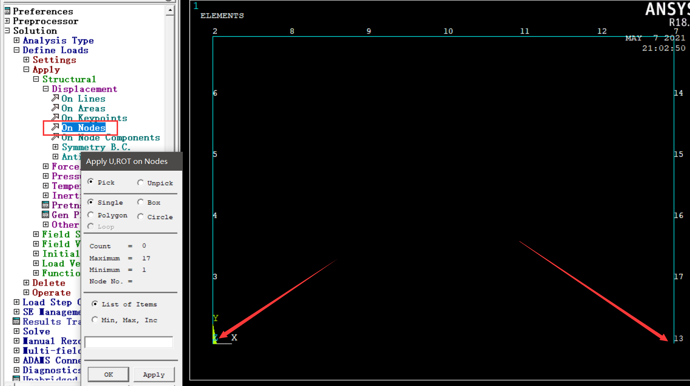 ANSYS基础练习2——杆梁结构_ansys杆梁结构分析-CSDN博客