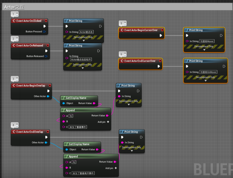 UE4 Actor部分方法介绍_ue actorbegincursorover-CSDN博客