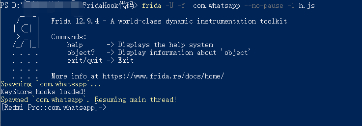 关于frida调试的时候提示Failed to spawn: the ‘argv‘ option is not supported when spawning Android apps错误 ...
