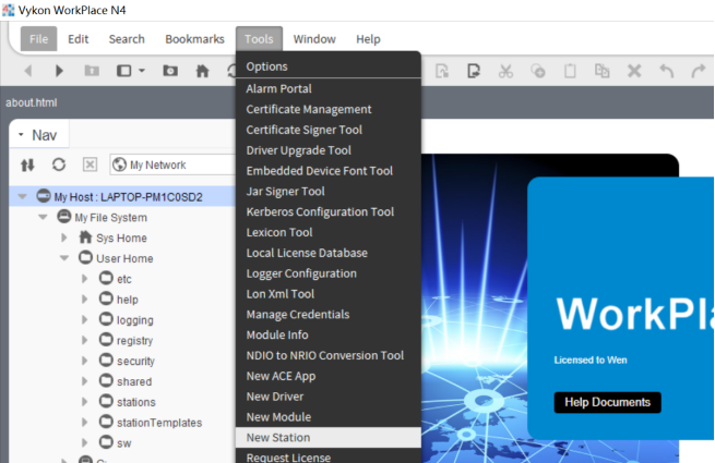 （一）在Niagara Vykon N4 Supervisor 4.8软件中完成station的新建_任务栏中start按钮,all apps-CSDN博客