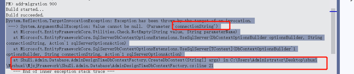 EF CORE 迁移报错_ef指令迁移报错the packet required for the ef core tools-CSDN博客