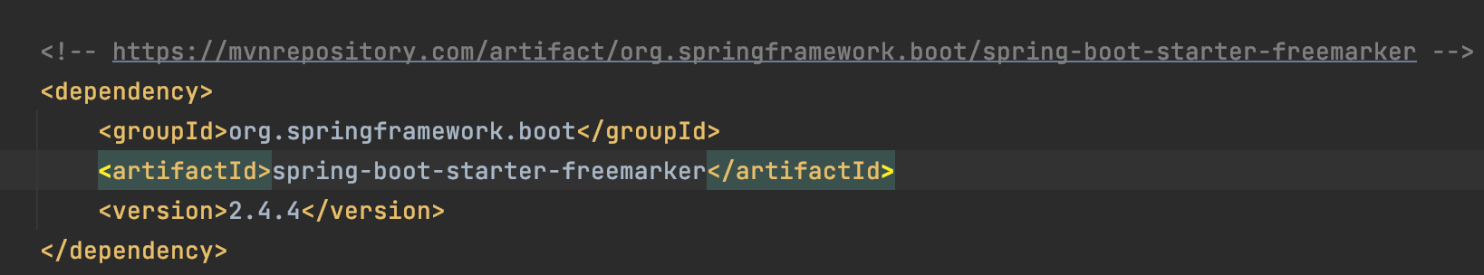SpringBoot项目踩坑--freemarker/template/Configuration_springboot 引入不了 freemarker.template ...
