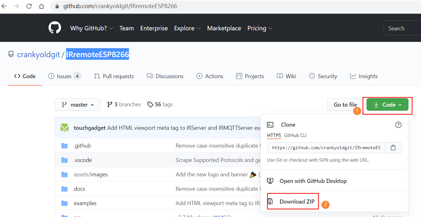 wemos D1 mini / nodeMCU（ESP8266）利用ky-022和 IRremoteESP8266库接收红外编码_irrecvdemo-CSDN博客