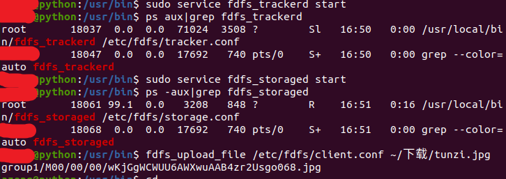 启动service fdfs_trakcerd 问题:Job for fdfs_trackerd.service failed because the control process ...