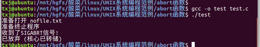 Abort函数 Csdn博客