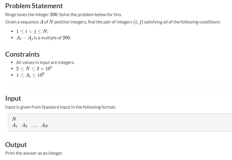 ABC200 C - Ringo‘s Favorite Numbers 2（map计数）_[abc200c] ringo's favorite numbers 2-CSDN博客