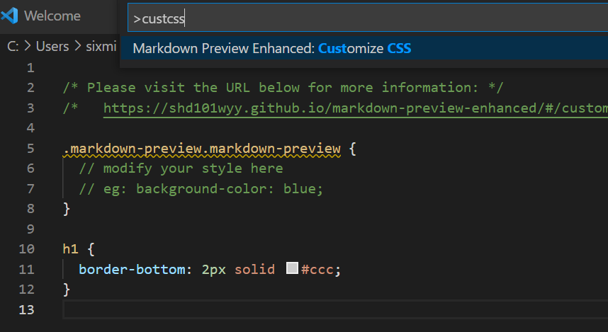 VScode 插件 Markdown Preview Enhanced 给标题下划线_vscode下划线怎么打出来-CSDN博客