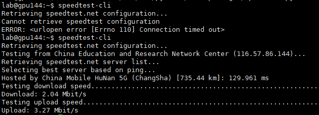【服务器管理】Ubuntu上安装使用speedtest-cli工具进行网络测速及其报错解决_ubuntu22.04搭建测速服务器-CSDN博客